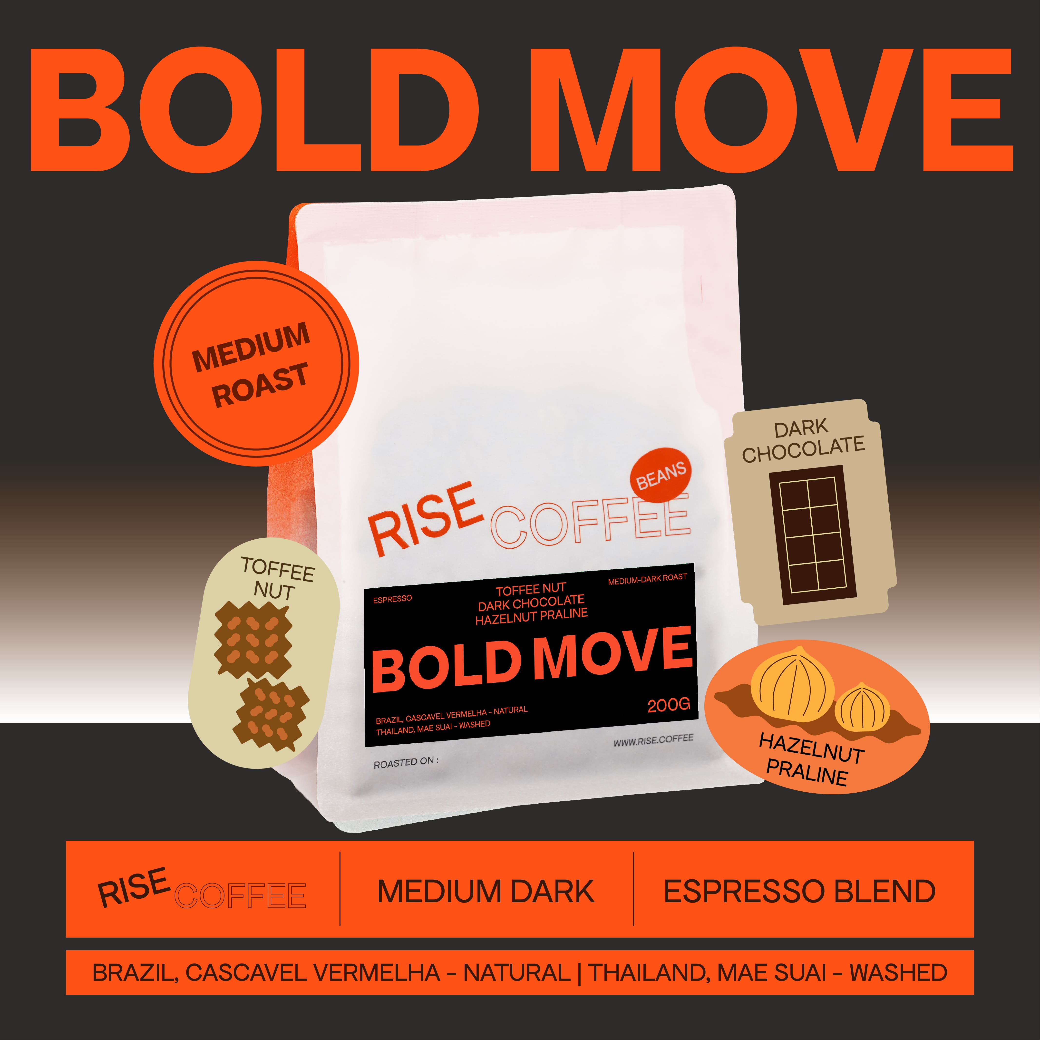 BOLD MOVE – RISE COFFEE